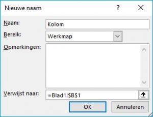 Actieve rij en kolom selecteren | Uitleg van deze macro | Excelweb
